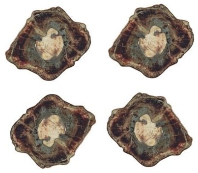 Kim Seybert Fossil Coasters, Set of 4 - Contemporary - Coasters - by ...