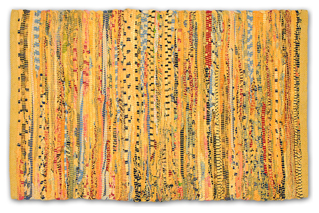 DII Multi Mustard Rag Rug 50x80Cm - Contemporary - Area Rugs - by ...