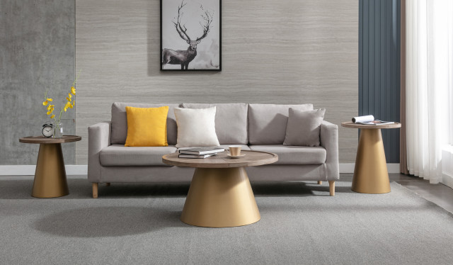 Burnham Home Patrick Corner Table, 19" - Contemporary - Side Tables And ...