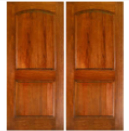 ETO Doors: Interior Mahogany MA230 Door, 2 Panel Arched, Raised Panel ...