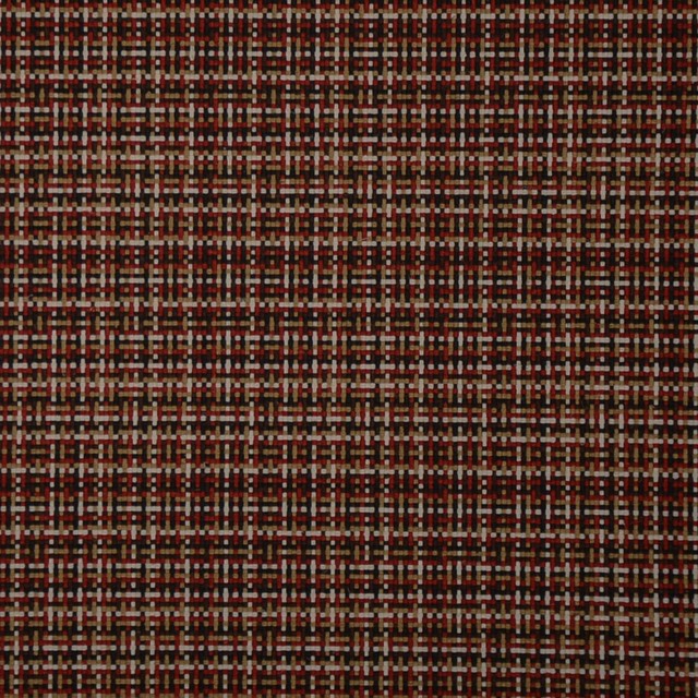 London Red Red Plaid Texture Upholstery Fabric - Contemporary ...