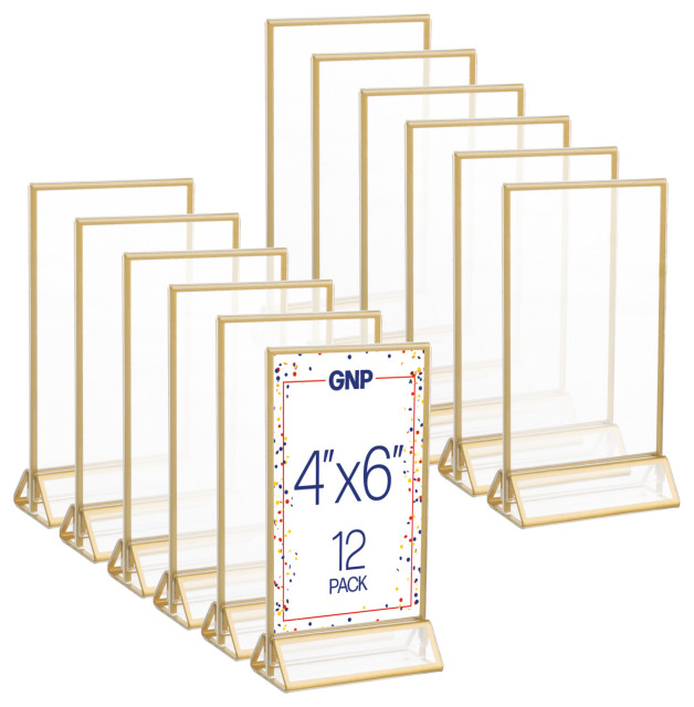 4x6 Picture Frames 6-Pack Floating Frame Set, 2 Pack - Contemporary ...