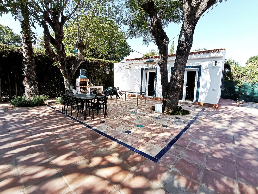 Antes y después casa Alejandro - Mediterranean - Landscape - Seville ...