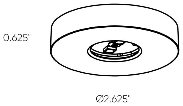 3.5W High Power LED Puck for Surface Mount installation - Contemporary ...