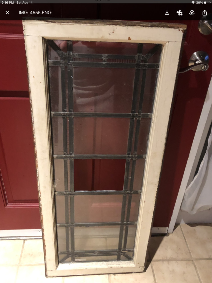 Leaded Glass Window Repair