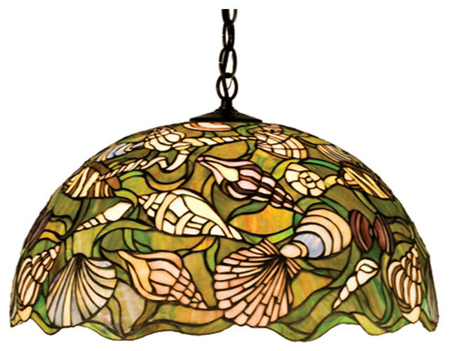 20W Seashell Pendant - Beach Style - Pendant Lighting - by Buildcom | Houzz