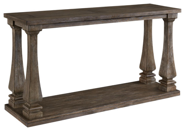 Johnelle Sofa Table Gray - Traditional - Console Tables - by THE ...