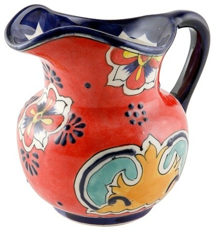 Talavera Small Pitcher - Mediterranean - Pitchers - by Tierra Fina | Houzz