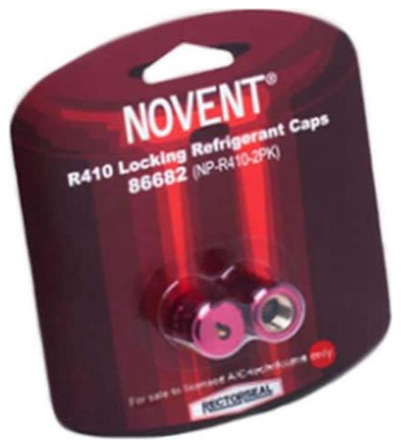 Refrigerant Locking Cap Tool Rectorseal Novent AC Service Caps (2-Pack ...