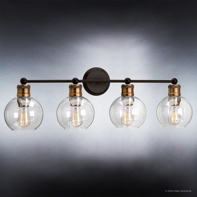 Luxury Vintage Bathroom Vanity Light, Belfast Series - Industrial ...
