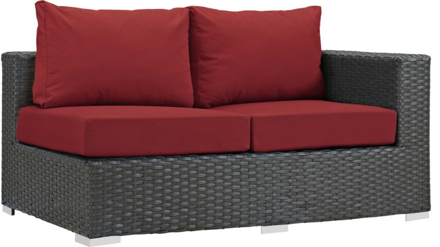 Dulcina Outdoor Loveseat - Tropical - Outdoor Loveseats - by HedgeApple ...