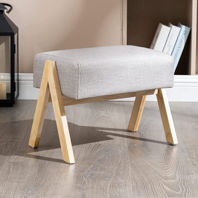 Foot Rest Stool for Living Room, Bedroom, Entryway - Contemporary ...