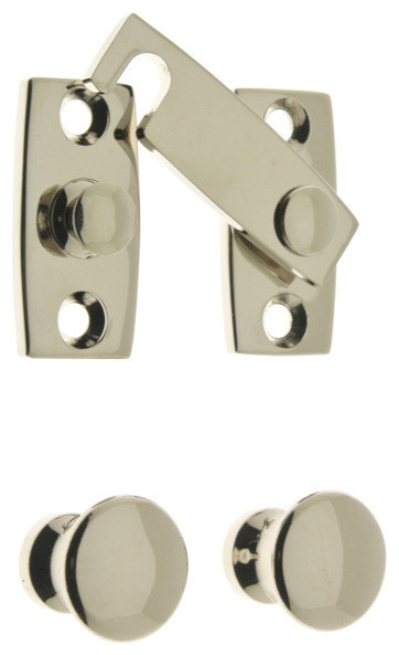 Genuine Solid Brass Shutter Bar Kit - Transitional - Door Locks - by ...