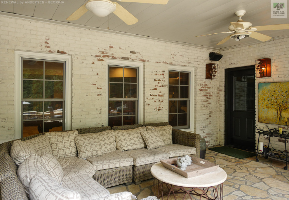 New Farmhouse Style Windows and Great Patio - Renewal by Andersen ...