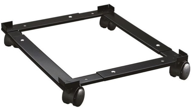 Pemberly Row Adjustable File Caddy in Black - Traditional - Desks And ...