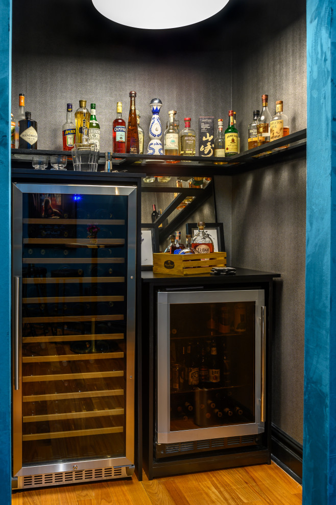 Weehawken Duplex - Transitional - Home Bar - New York - by CD Interiors ...