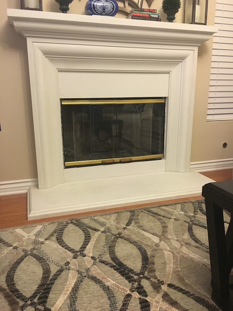 Mantle tile accent