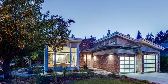 Calgary Lakeview Mid-Century Modern - Midcentury - Exterior - Calgary ...