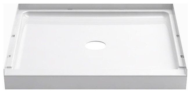 Sterling Guard+ Vikrell Center Shower Receptor, White - Shower Pans And ...