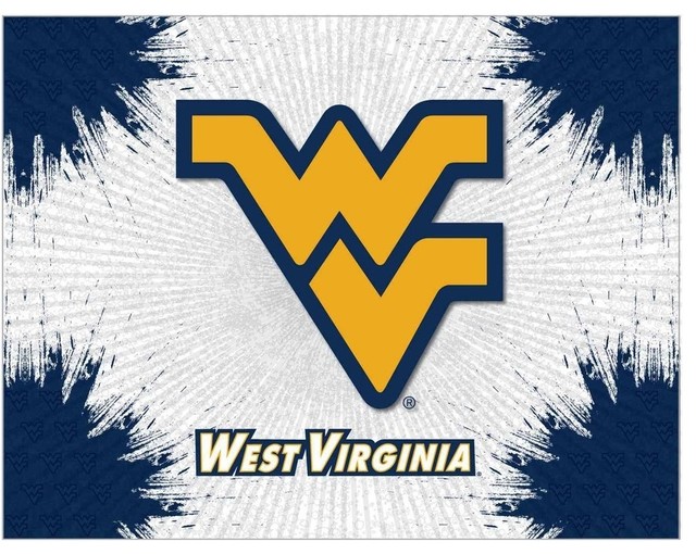 West Virginia Logo Canvas, 32"x24" - Contemporary - Prints And Posters ...