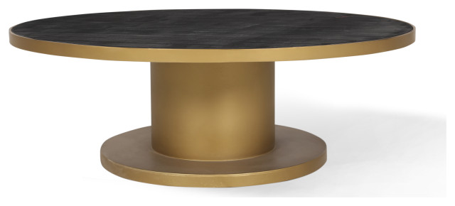 Posh Pollen Rhoda Round Coffee Table - Contemporary - Coffee Tables ...