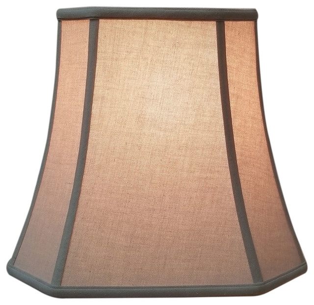 Royal Designs Square Cut Corner Basic Lampshade, Antique Gold, 11x17x15 ...