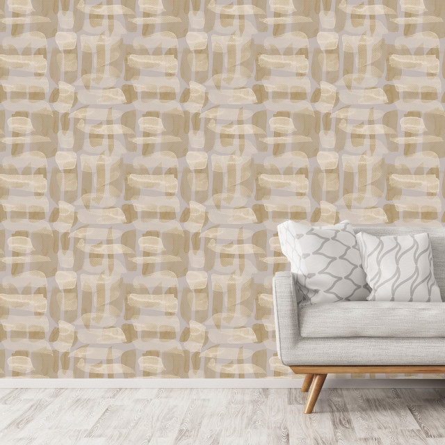 Textured Brush Wallpaper by Julia Schumacher, Sample 12"x8 ...