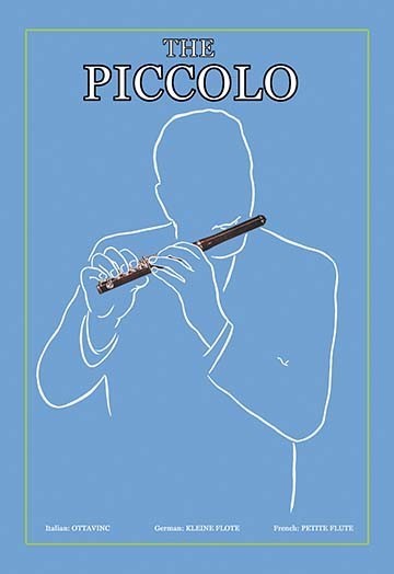 The Piccolo, 12" x 18" - Traditional - Prints And Posters - by ...