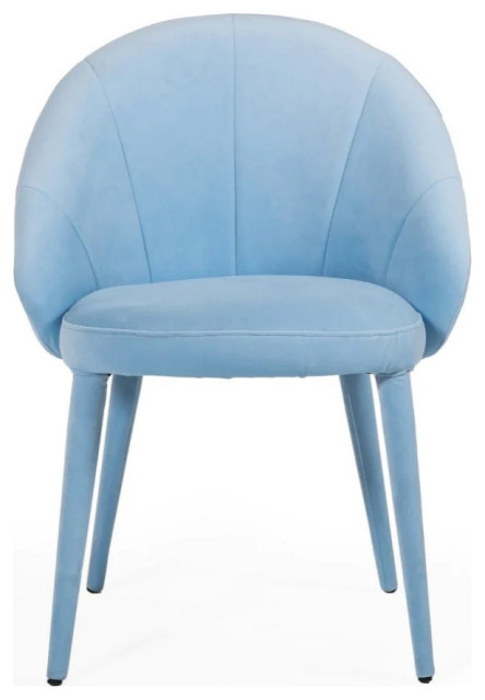 Lea Modern Blue Dining Chair, Set of 2 - Contemporary - Dining Chairs ...