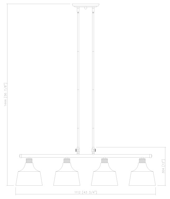 Light Island, 4 Light - Transitional - Kitchen Island Lighting - by ...