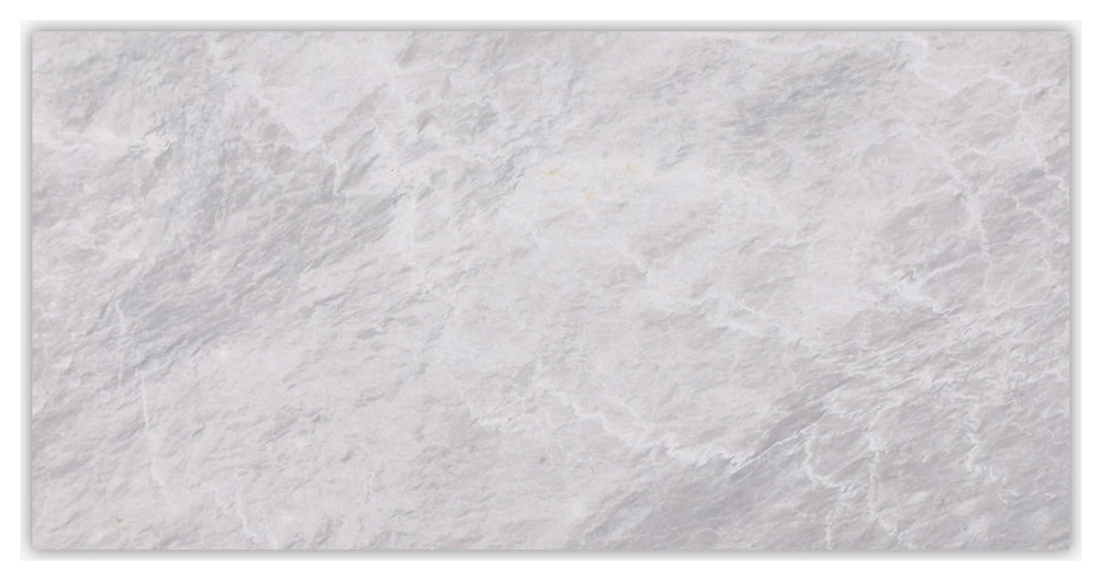 Norde Grigio Polished 12x24 Marble Tile, 12x24 - Traditional - Wall And ...