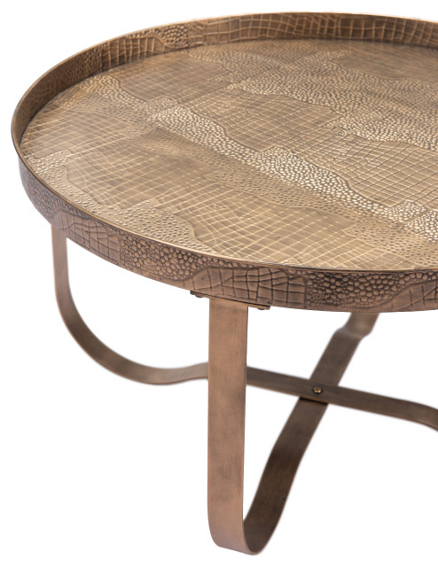 Vannes Coffee Table Brass - Contemporary - Coffee Tables - by Sideboards and Things | Houzz