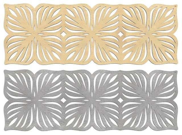 Double-Sided Blossom Table Runner - Contemporary - Table Runners - by ...
