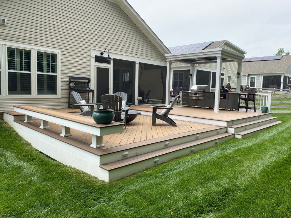 Ground Level Composite Deck - Deck - Richmond - by Add A Deck, Inc. | Houzz