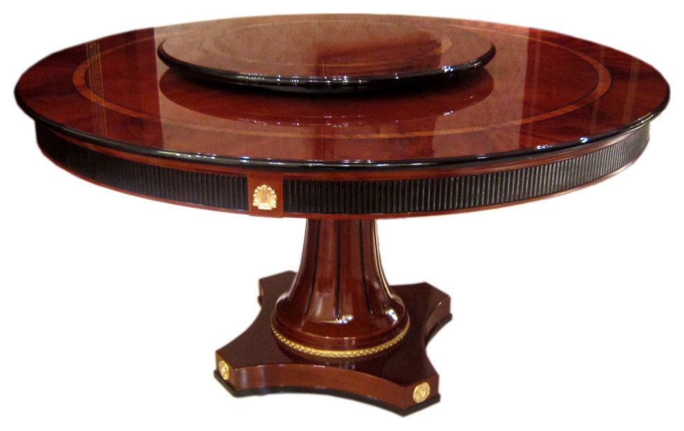 Infinity 1.8M Solid Wood Round Dining Table - Traditional - Dining ...