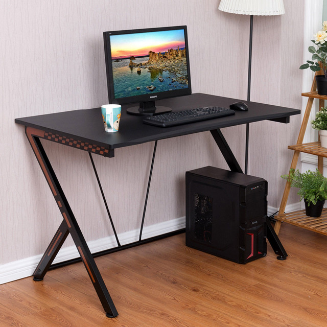 Costway Gaming Desk Computer Desk PC Table Workstation Home Office ...