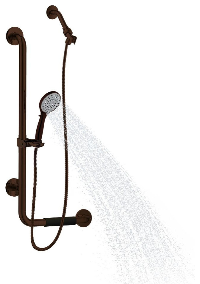PULSE 4001L-ORB ErgoSlideBar Shower In Oil Rubbed Bronze - Shower ...