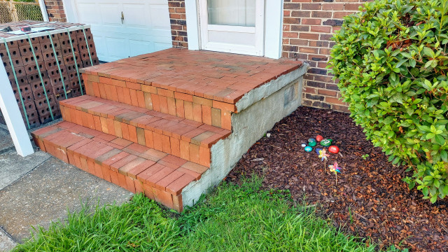 Step Rebuild -- Complete demo & rebuild of masonry steps - Exterior ...