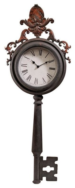 Unlocking Time Key Wall Clock - Victorian - Wall Clocks - by ...
