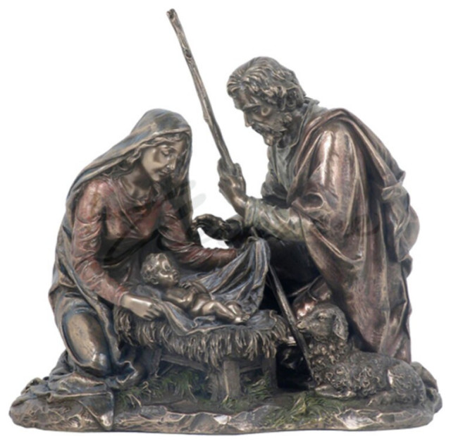 Holy Family Nativity Statue - Traditional - Decorative Objects And ...