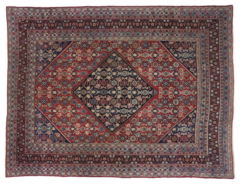 Antique Persian Mashhad Rug - Traditional - Area Rugs - by Esmaili Rugs ...