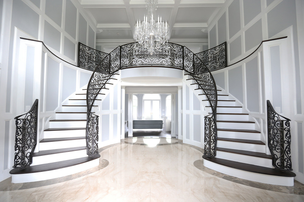 HARMONY IN MOTION WITHIN MODERN CLASSIC DESIGN - Midcentury - Staircase ...