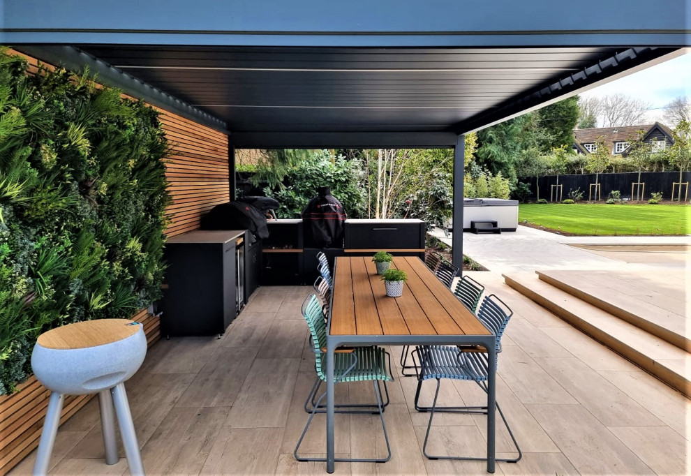 Modern Outdoor Kitchen Diner - Contemporary - Buckinghamshire - by ...
