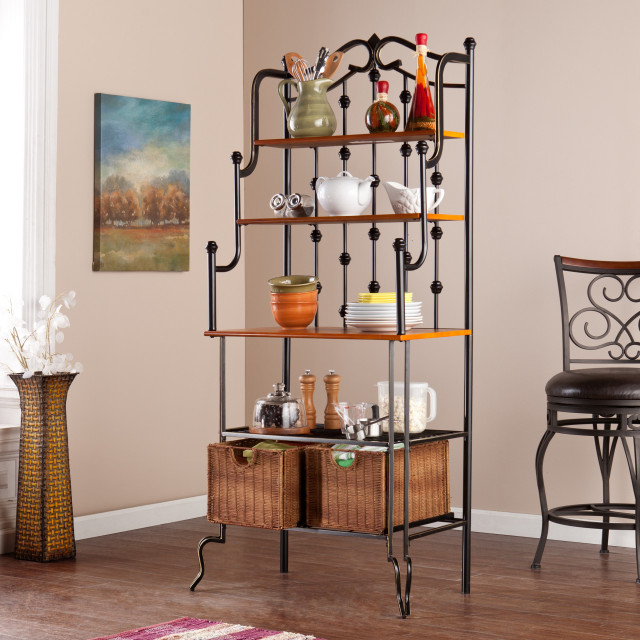 Saint Pierre Bakers Rack - Tropical - Baker's Racks - by HedgeApple | Houzz