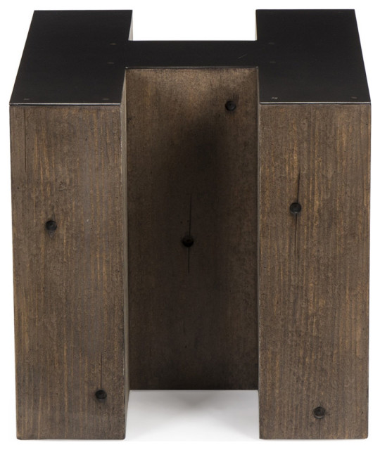 H Letter Side Table - Rustic - Side Tables And End Tables - by V.S.D ...