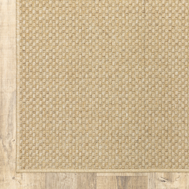 Key West Indoor and Outdoor Sisal Look Sand Rug, 1'9"x3'9 ...