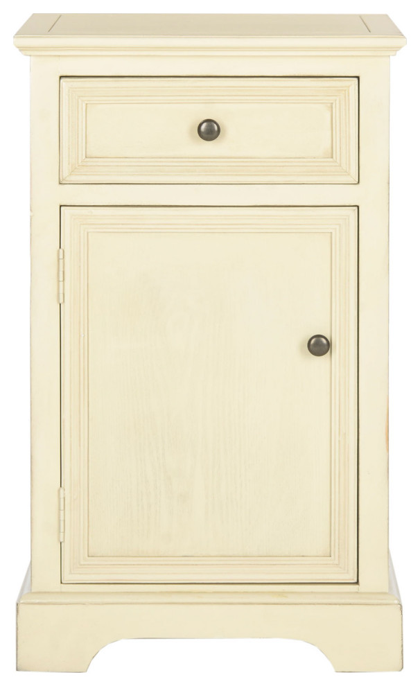 Romey Storage End Table With Drawer and Door Barley - Transitional ...