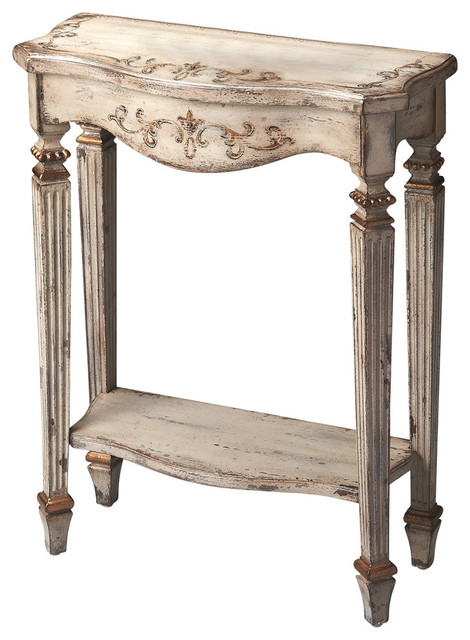 Butler Cheshire Painted Console Table, Gilted Cream - French Country ...
