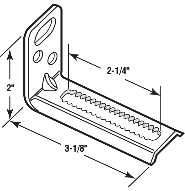 Heavy Duty Bi-Fold Door Bottom Pivot Bracket, Steel, 2Pack ...