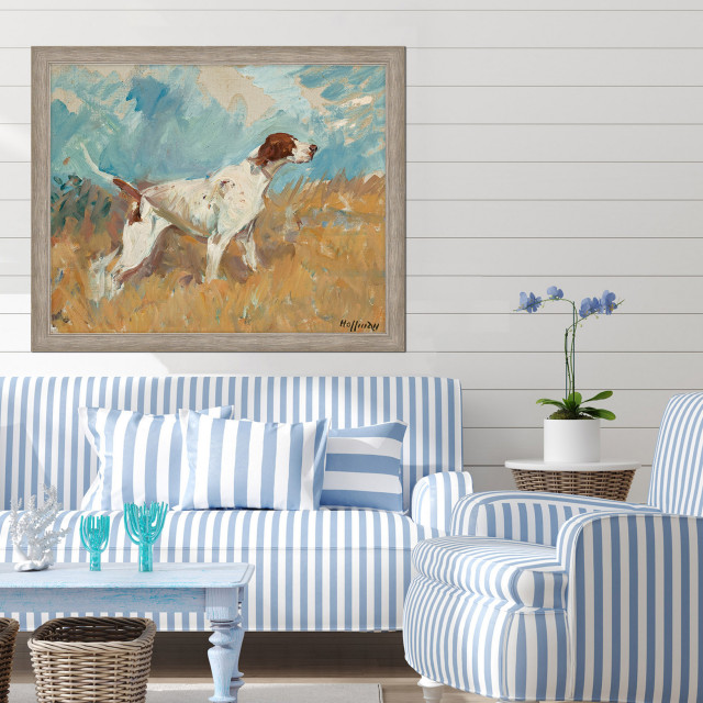 English Setter on Watch Artwork - Contemporary - Paintings - by Paragon ...
